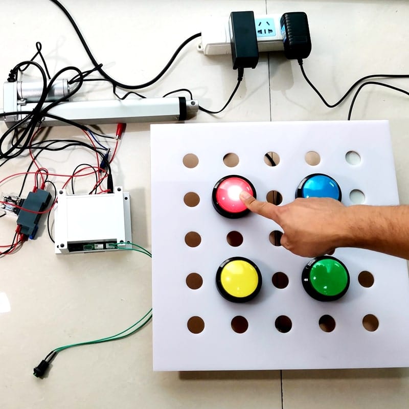 Wireless Colored Buttons Prop| Programmed Controller for Escape Rooms