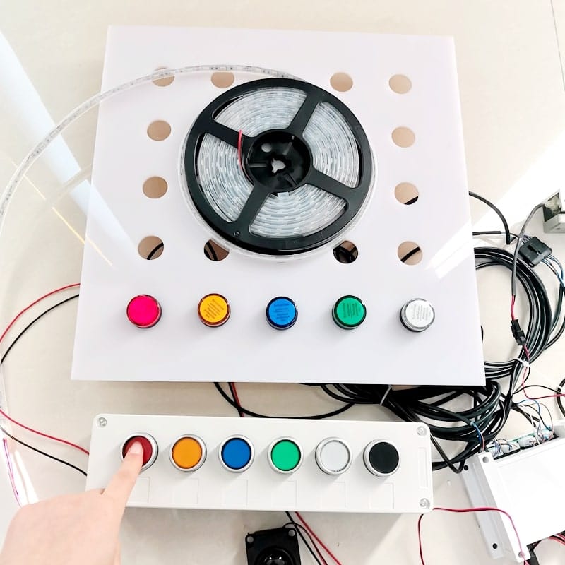 Push Buttons Prop| At Home Fun Party Game, Escape Room Detective Puzzle
