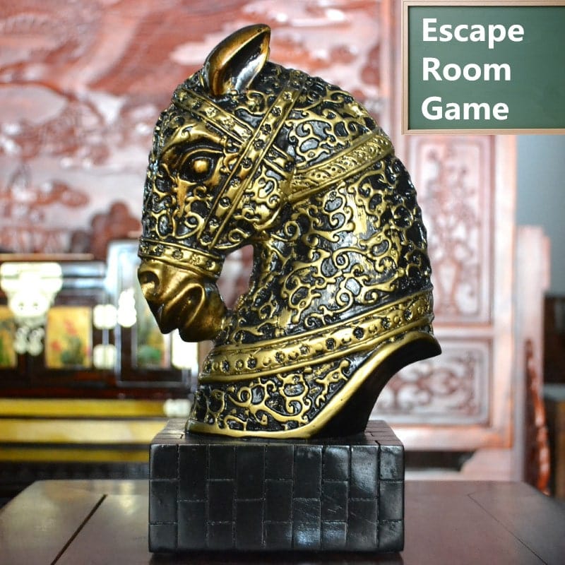 Decorative Horse Head Puzzle| Popular Party Game and Escape Room Game Prop